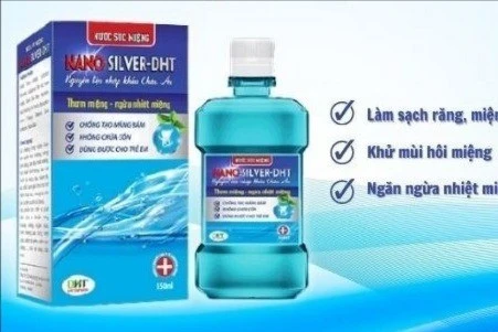 Nước súc miệng Nano Silver của Dược Hà Tây nguy cơ nhiễm trùng răng miệng?