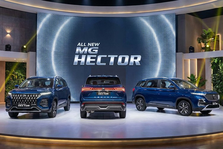 Der erschwingliche MG Hector SUV des Modelljahres 2026 wird mit ...