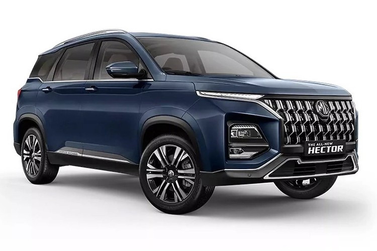 Der erschwingliche MG Hector SUV des Modelljahres 2026 wird mit ...