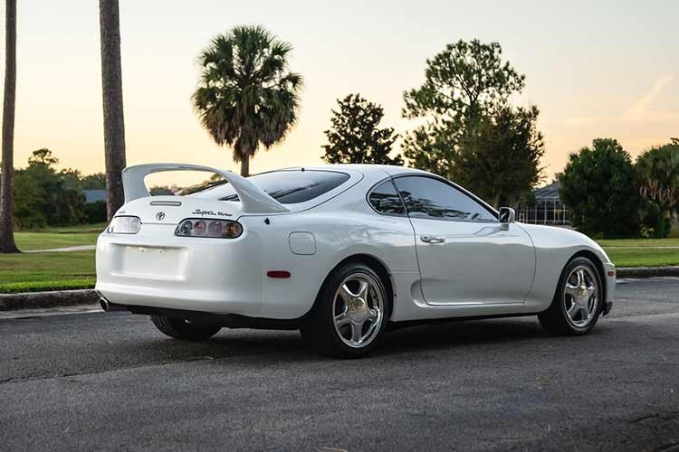 A 1998 Toyota Supra Turbo, nearly 30 years old, is being sold for over ...